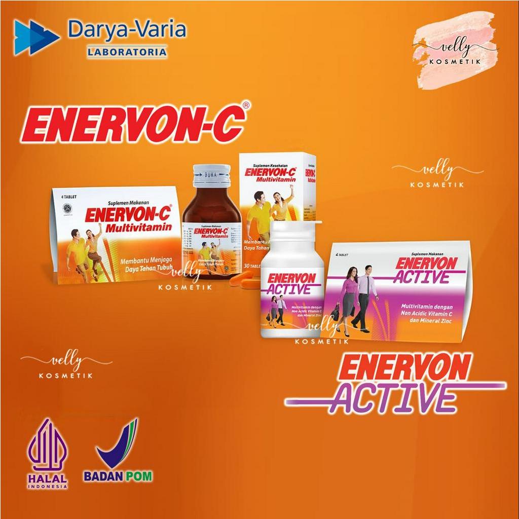 Jual Enervon-C | Enervon Active Vitamin C dan B Complex | Shopee Indonesia