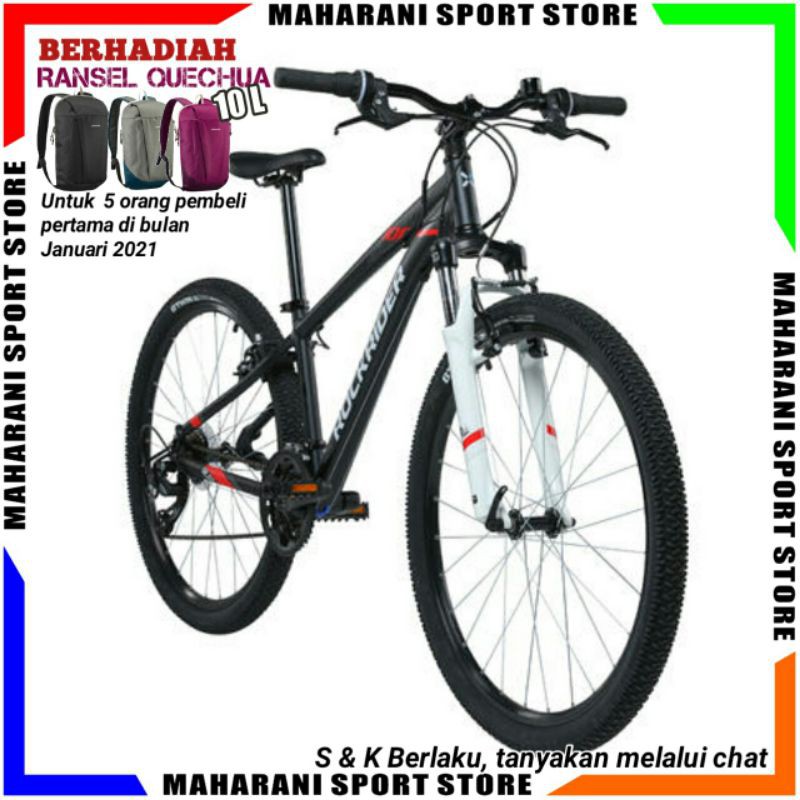 Jual Sepeda Hybrid ROCKRIDER SPORT TRAIL ST 100 Sepeda Gunung & Kota ...