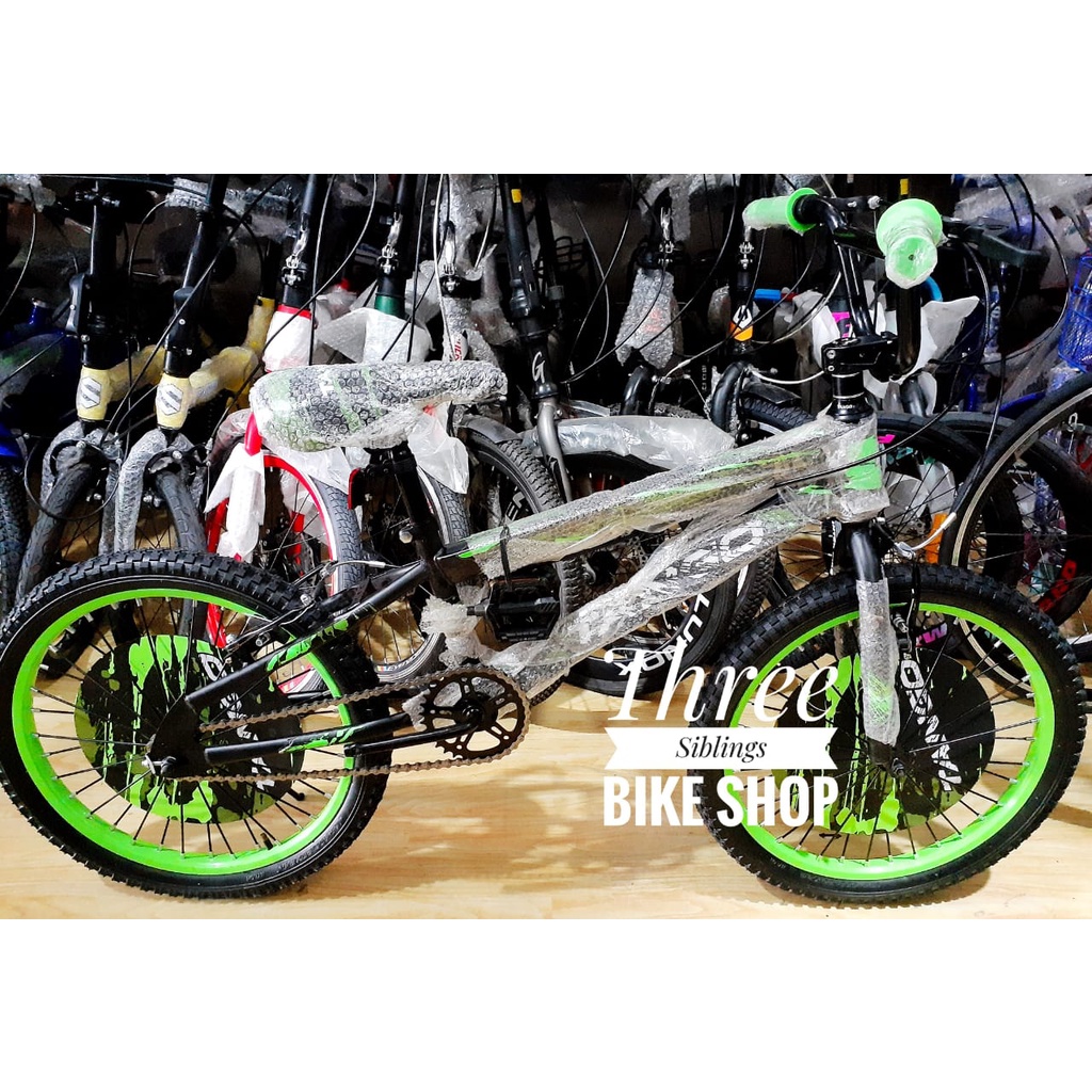 Jual SEPEDA BMX TANGO 6023 20 INCH WARNA HIJAU | Shopee Indonesia