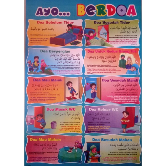 Jual Poster Anak BERDOA | Shopee Indonesia