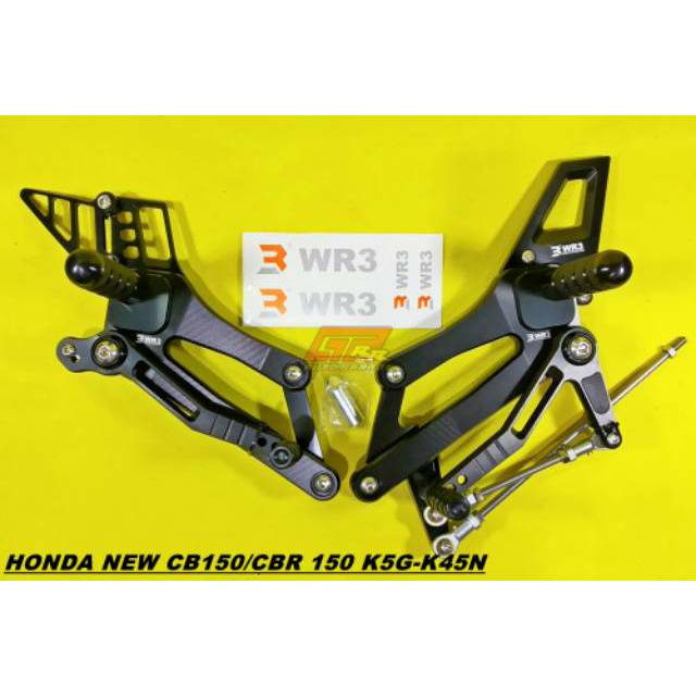 Jual Footstep Underbone WR3 Honda New CB150 CBR 150 K45G K45N | Shopee ...
