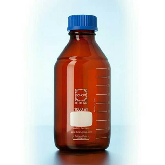 Jual Botol Reagen / Botol Sampel Coklat 100ml DURAN | Lab Bottle Amber ...