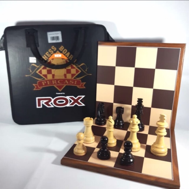 Jual Catur percasi/ Chess board merk ROX ORIGINAL | Shopee Indonesia