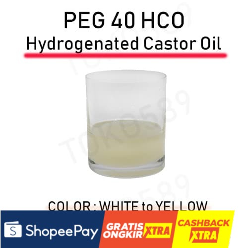 Jual PEG 40 Hydrogenated Castor Oil 100ml - Emulsifier / Surfactant ...