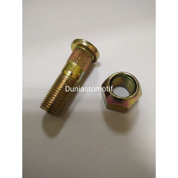 Jual Baut Roda Mobil Universal Pendek Drat 1.25 Jepang | Shopee Indonesia