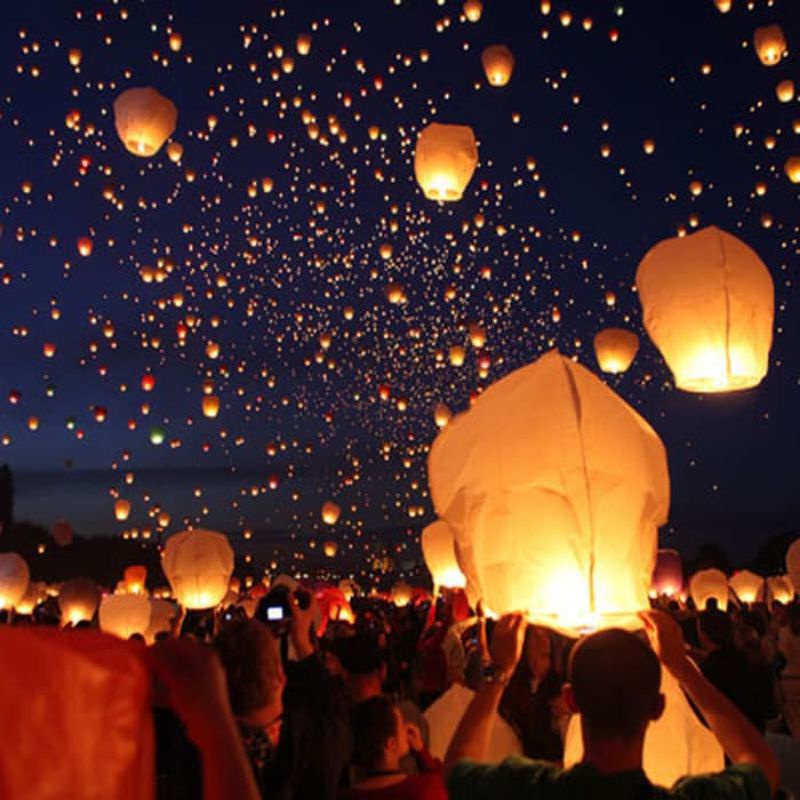 Jual LAMPION TERBANG - Lampion Kertas - Sky Lantern Wish | Shopee Indonesia