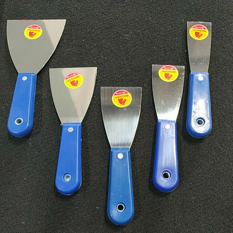 Jual skrap dempul massaki gagang pvc/scrap stainless | Shopee Indonesia