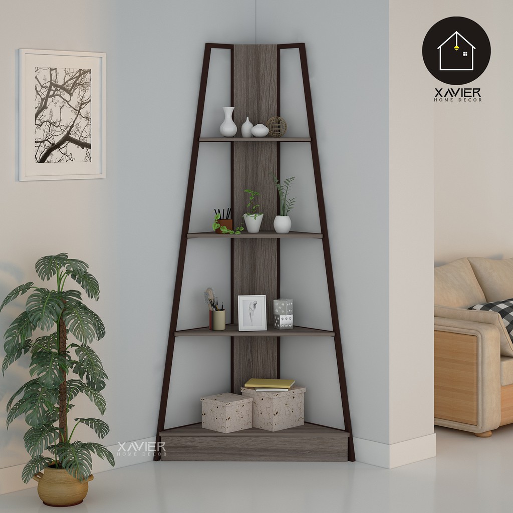 Jual Rak Hias Sudut Berlin 4 Susun Rak Pajangan Display Pojok Jogja ...