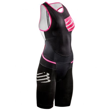 Jual Compressport Baju Triathlon Women's TR3 Aero Tri Suit - Black ...