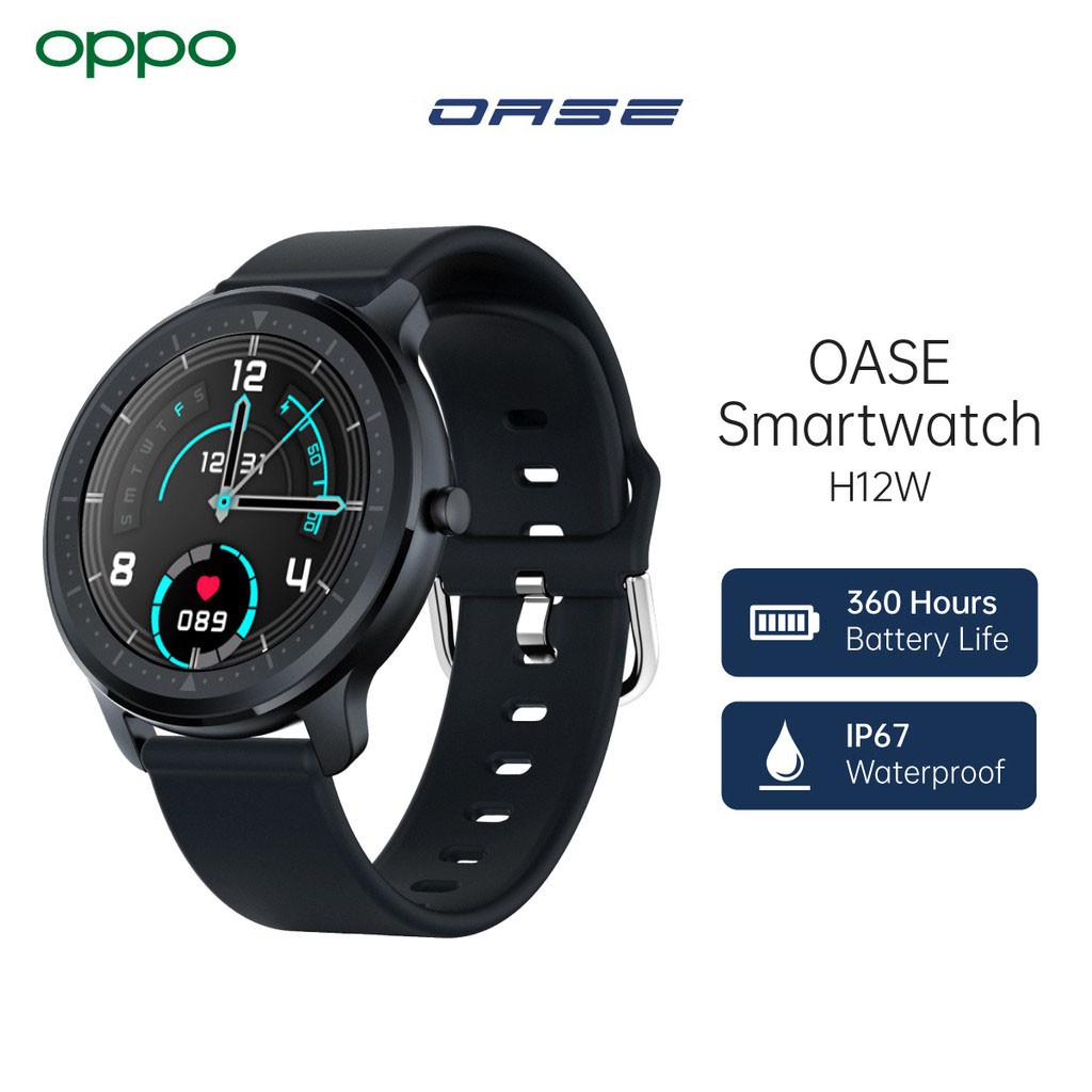 Jual OASE Smartwatch H12W BY OPPO (Cicilan tersedia) | Shopee Indonesia