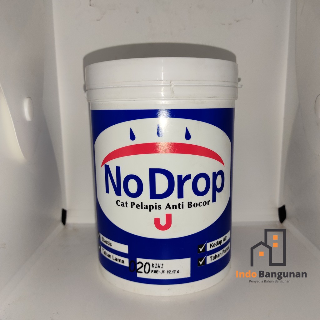 Jual CAT NO DROP 1 KG KALENG / CAT PELAPIS ANTI BOCOR / WATERPROOFING NODROP AVIAN BRANDS ...