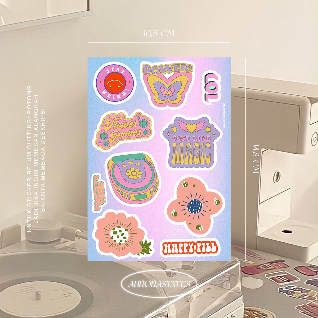 Jual STICKER AESTHETIC | STICKER CASE | STCIKER LAPTOP | STIKER TUMBLE ...