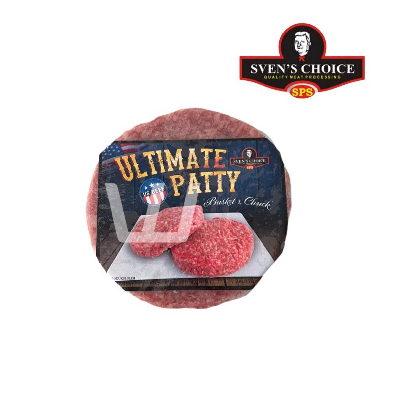 Jual Sven's Choice Daging Sapi Burger Patty Ultimate Beef Patty Size ...