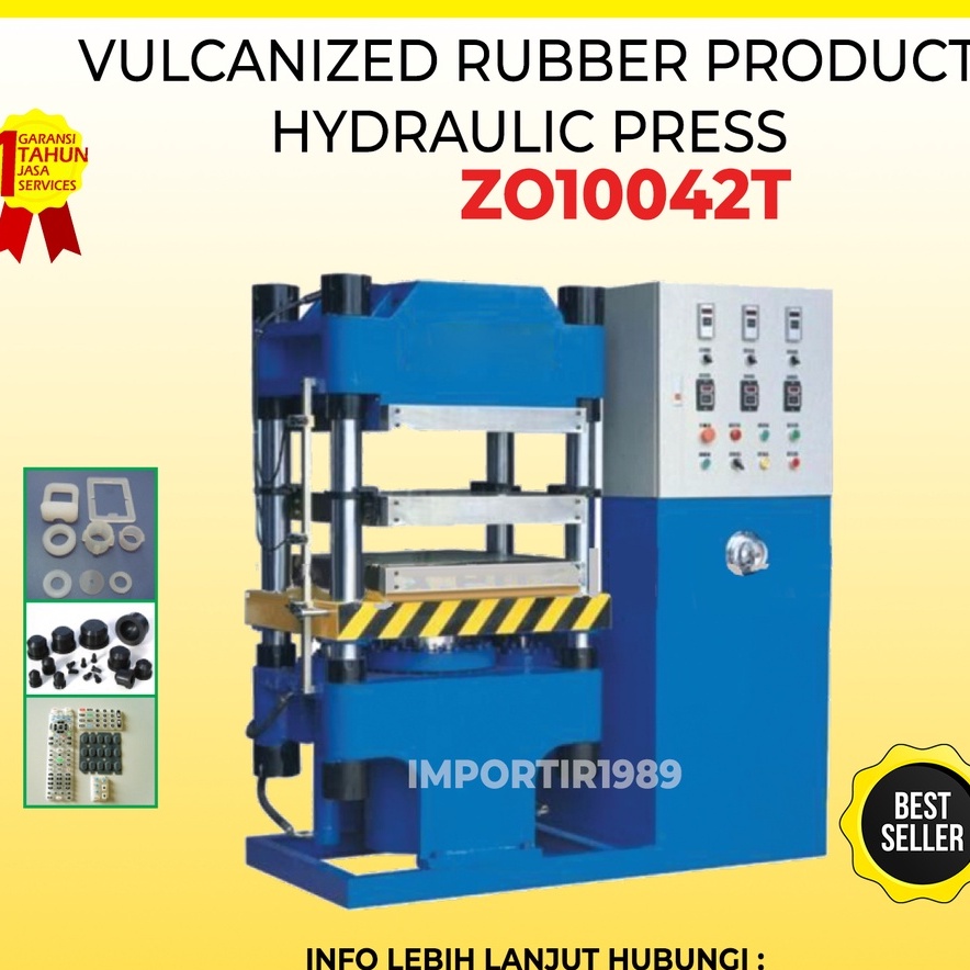 Jual Mesin Hidrolik Pres 100Ton Vulcanized Rubber Hydraulic Press ...