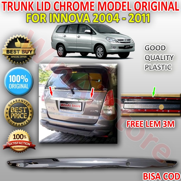 Jual TRUNK LID TRUNKLID-LIS PINTU BELAKANG INNOVA 2004 - 2011 MODEL ...