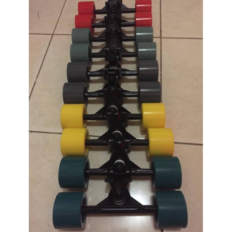 Jual Roda Truck Longboard skateboard 7 inch Aluminum Matte Doff Paint ...