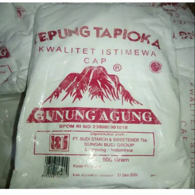 Jual Tepung tapioka gunung agung 500 gr | Shopee Indonesia