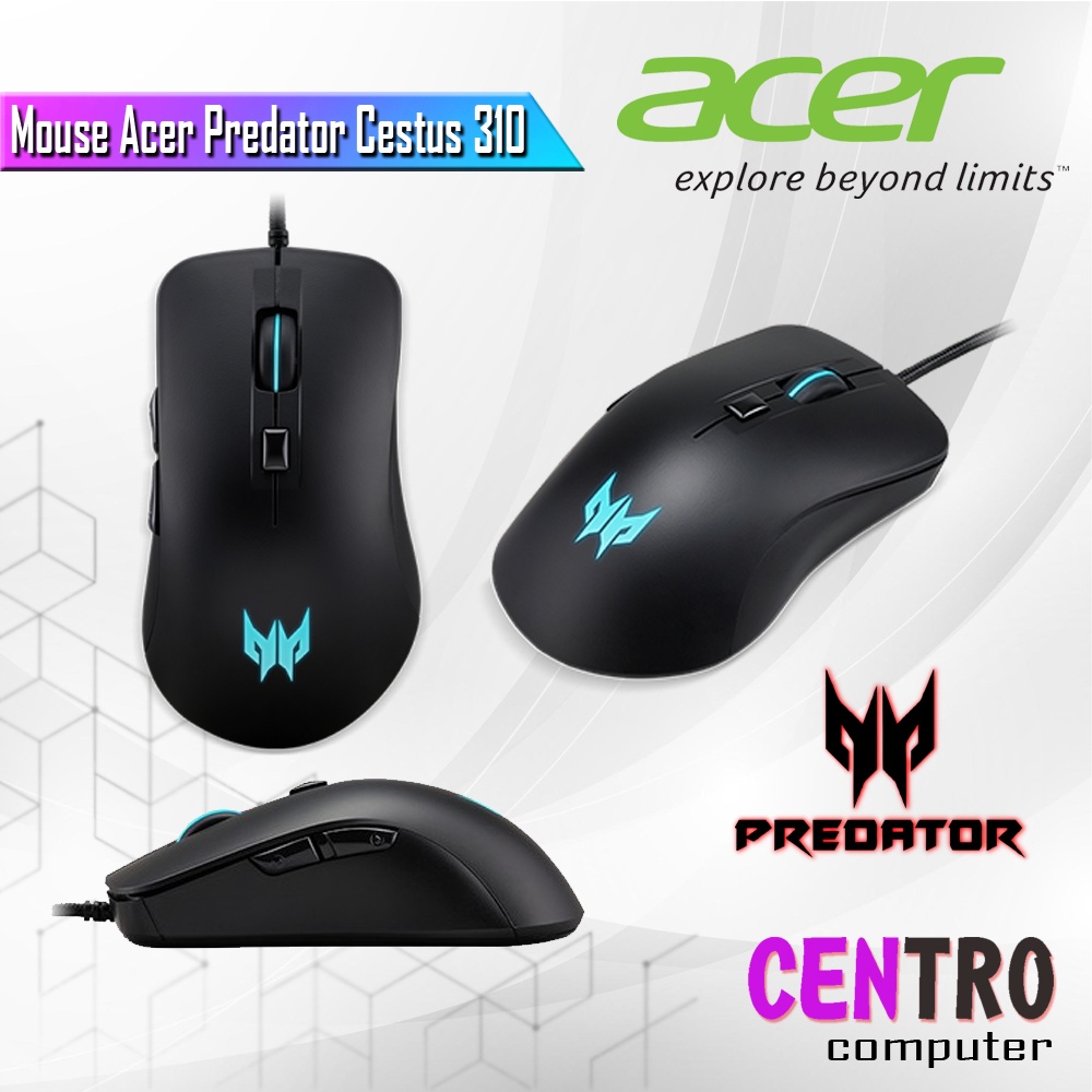 Jual Acer Mouse gaming Predator Cestus 310 - Acer Predator Cestus 310 ...