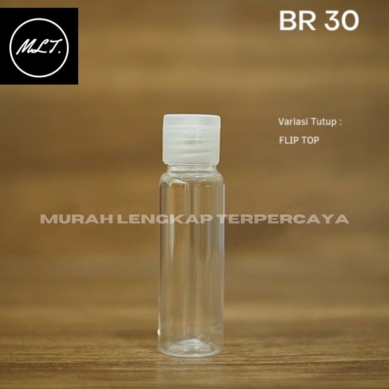Jual BOTOL FLIPTOP 30ML PLASTIK FLIP TOP 30ML FLIP CAP PET 30 ML BOTOL PLASTIK | Shopee Indonesia
