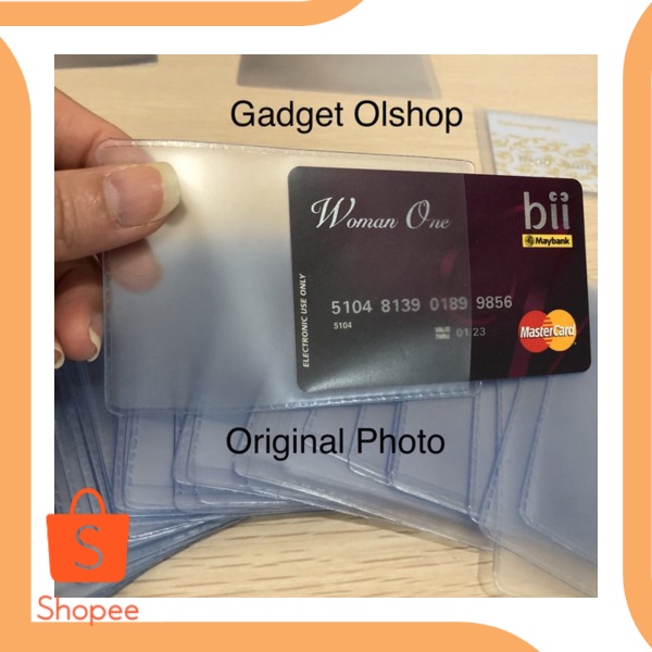Jual Plastik idcard ktp nametag atm doff burem per pack last stok ...
