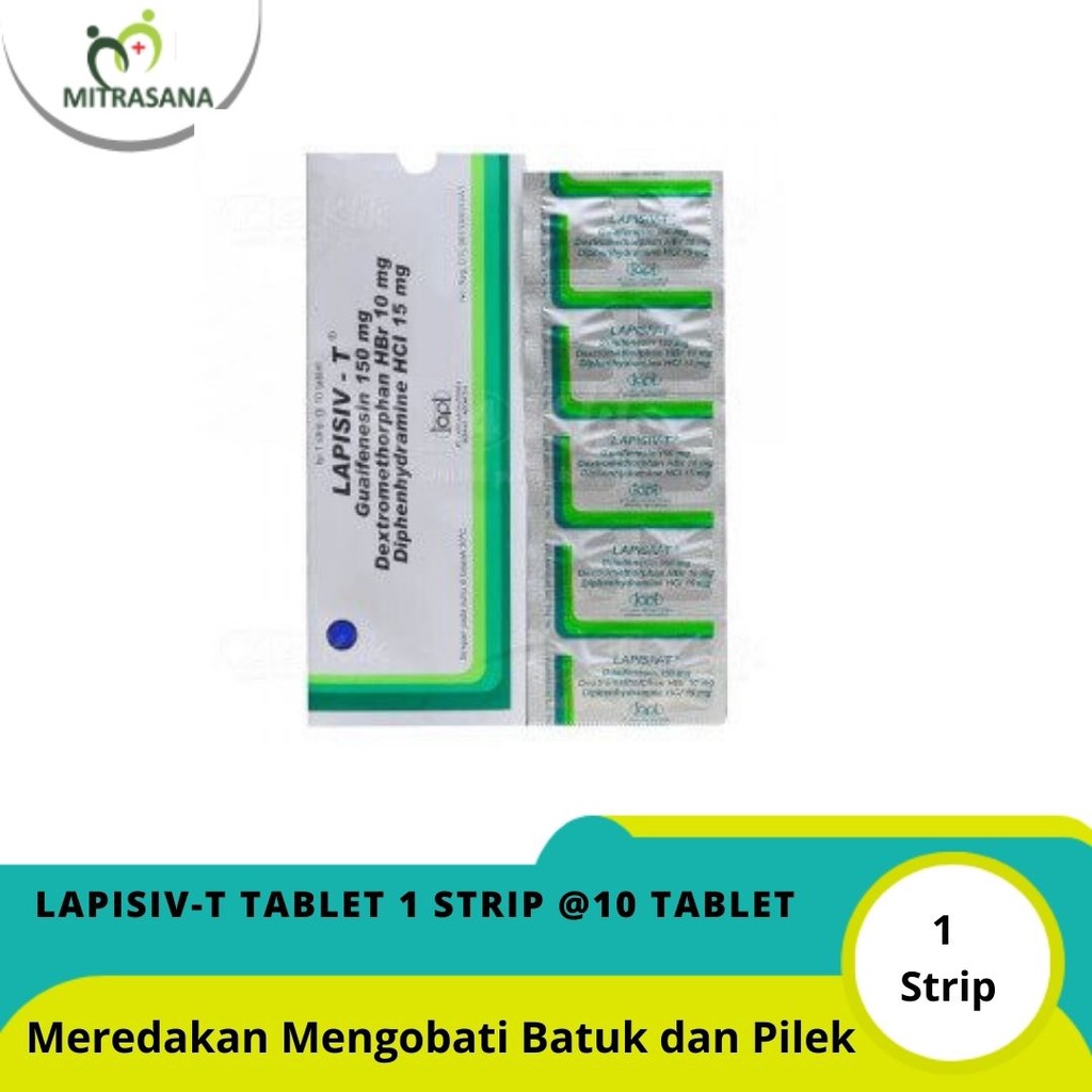 Jual LAPISIV-T TABLET 1 STRIP @10 TABLET | Shopee Indonesia