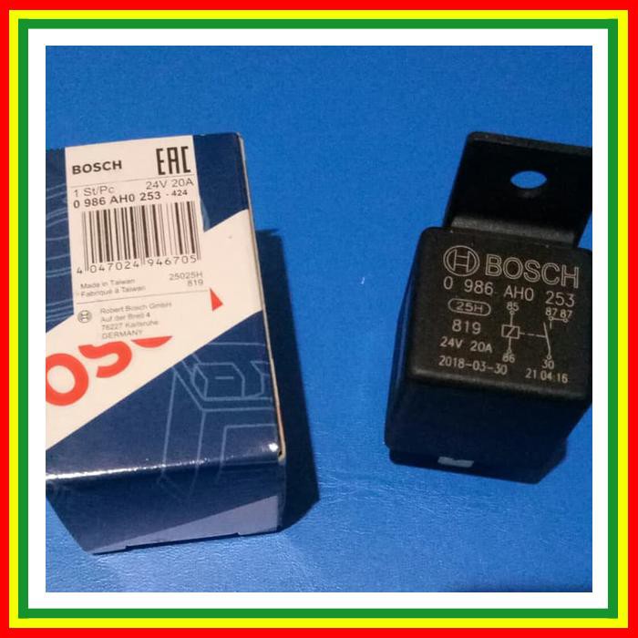 Jual BOSCH MINI RELAY 24V 5 PIN / KAKI 5 (MADE IN TAIWAN) | Shopee Indonesia