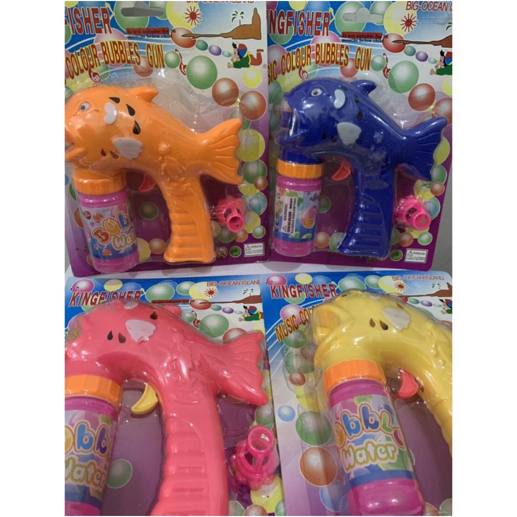 Jual mainan bubble gun ( mainan gelembung ) / pistol gelembung 1 mata ...