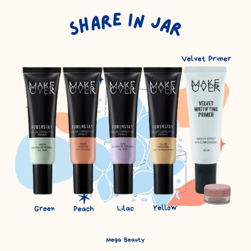 Jual (Share in Jar) Make Over Makeover Powerstay Color Correcting ...