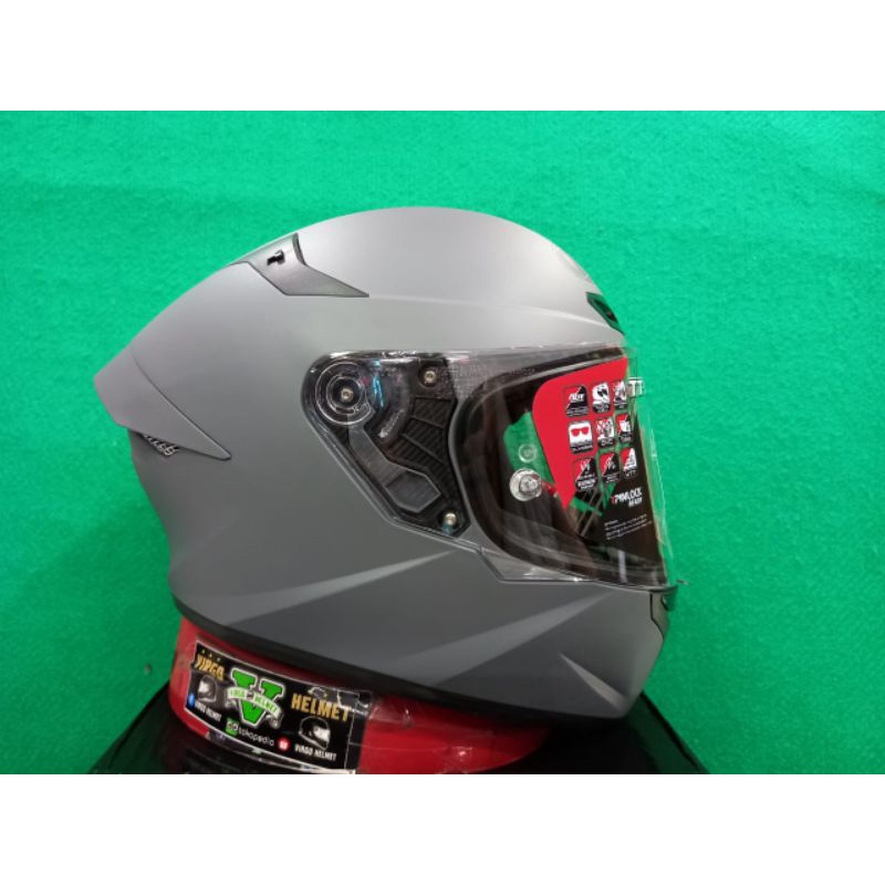 Jual HELM KYT TT COURSE PLAIN MATT GORILA GREY | Shopee Indonesia