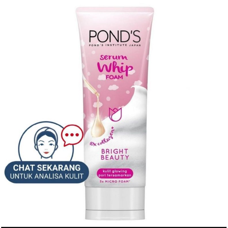 Jual ponds serum whip foam bright beauty 100g | Shopee Indonesia