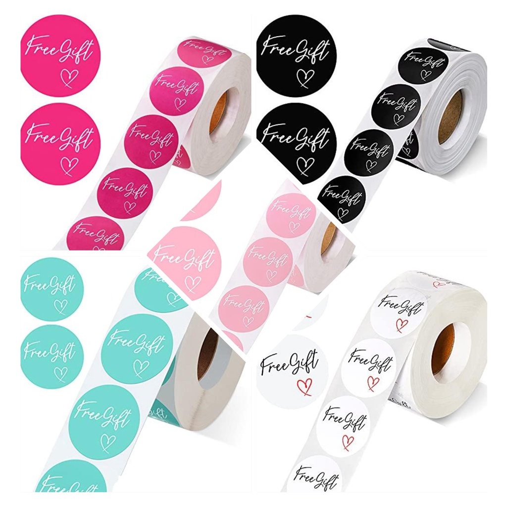Jual 50pcs Free Gift Sticker Online Shop Packing Sticker Seal Packaging ...