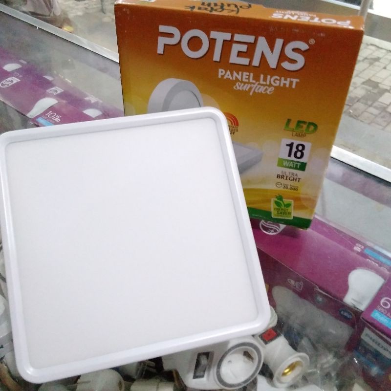 Jual Downlight LED Outbow 18 Watt Potens PPS-018 Putih Bulat-Kotak ...