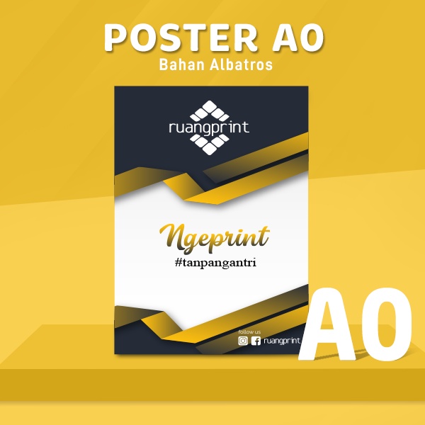 Jual Paket Poster Bahan Albatros A0 A1 A2 Poster Wall / Poster Dinding / Poster Kaca / Poster ...