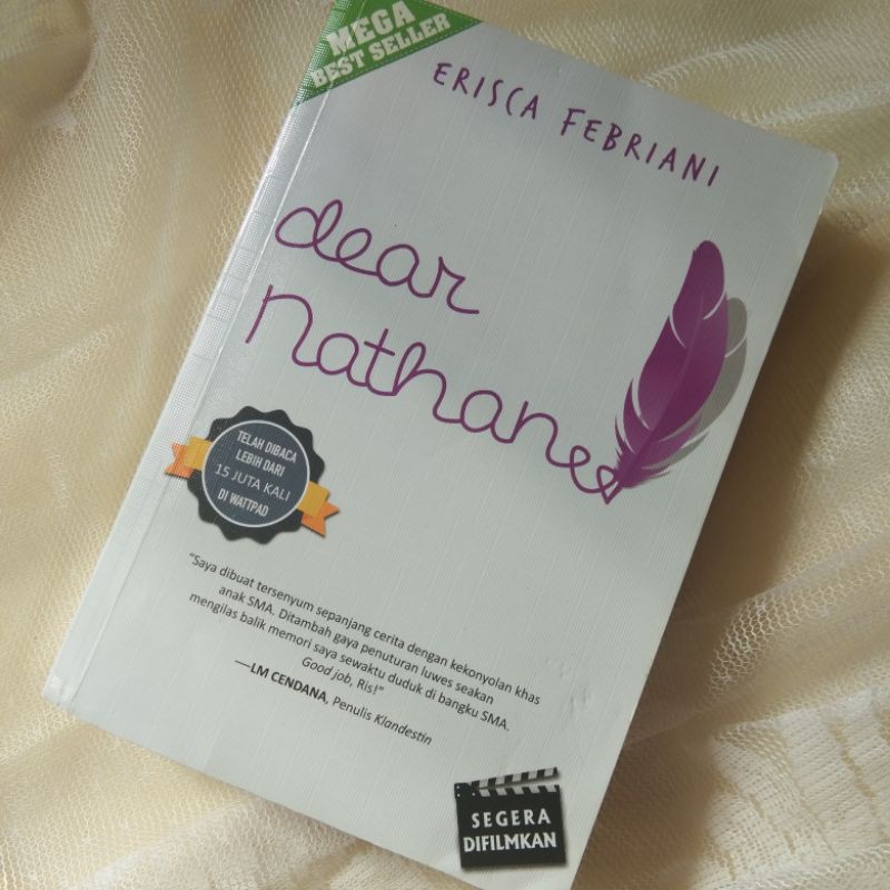 Jual Buku novel buku dear nathan original best seller | Shopee Indonesia