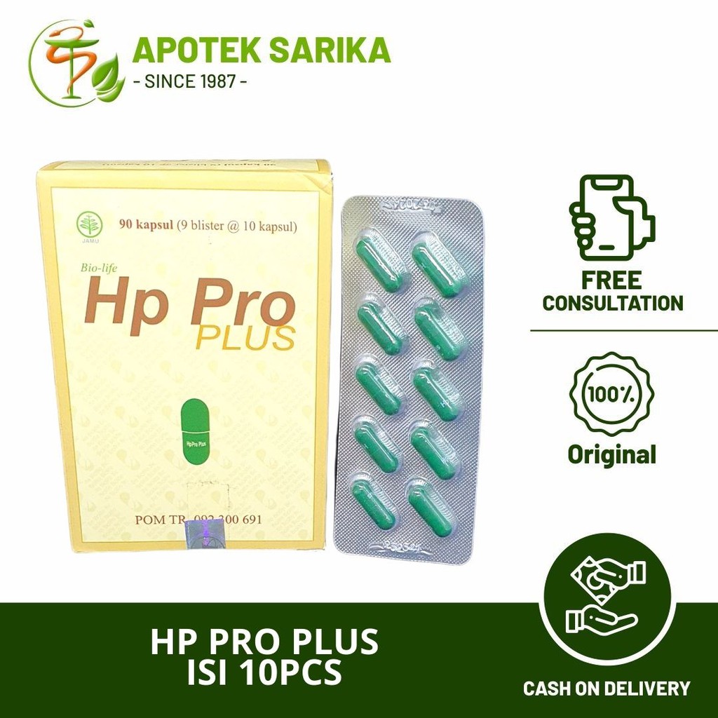 Jual Hp Pro plus 1 strip 10pcs (untuk memelihara fungsi kesehatan hati ...