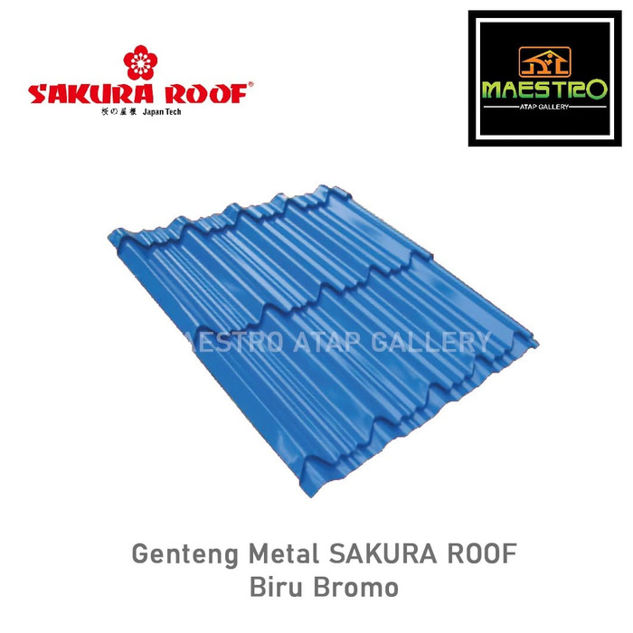 Jual Sakura Roof Genteng Metal Biru Bromo | Shopee Indonesia