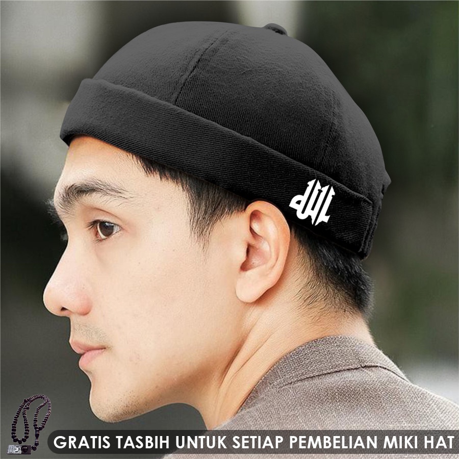 Jual Topi Peci Miki Hat UAS Pria Dewasa Hijrah allah premium v4 ...