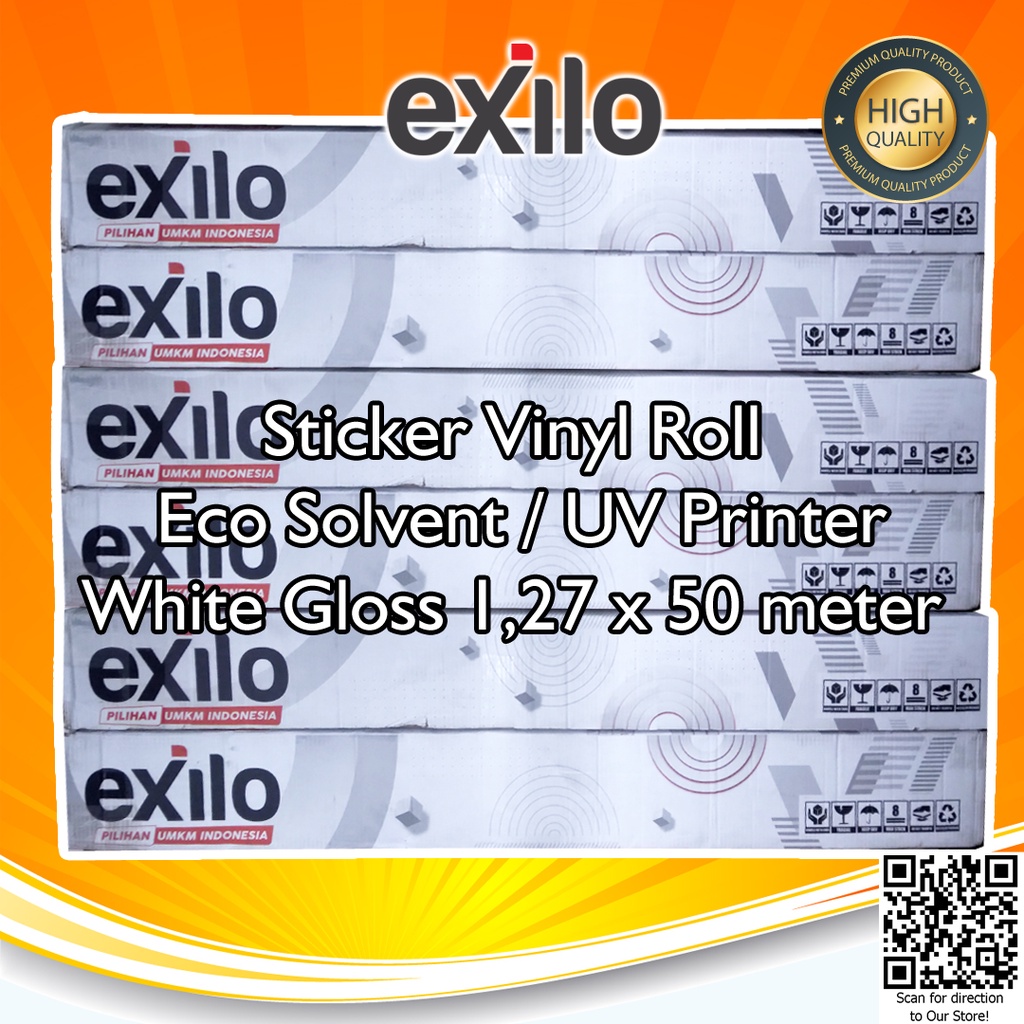 Jual EXILO Sticker VP68WX Stiker Vinyl Digital Print Eco Solvent / UV ...