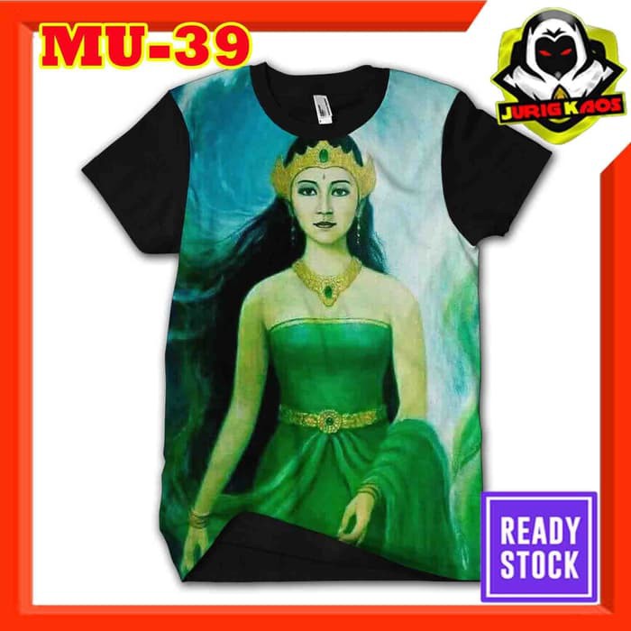 Jual Kaos Nyai Roro Kidul Ilustrasi Legenda Pantai Selatan Nyi Ratu ...