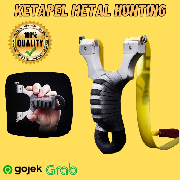 Jual Ketapel Slingshot Ikan Besi Metal Berburu Hunting Catapult Murah ...