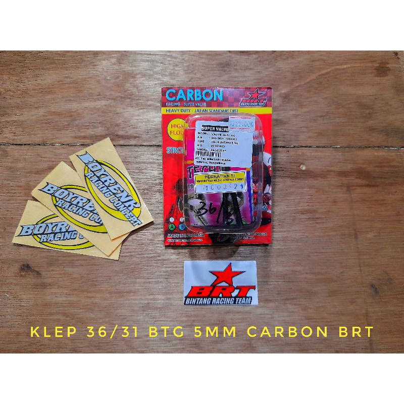 Jual VALVE SET PAYUNG KLEP SET BRT CARBON AA 34/29 36/31 40/35 BATANG 5MM | Shopee Indonesia