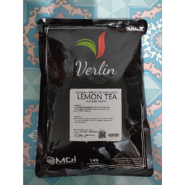 Jual Bubuk Minuman rasa Lemon Tea merk Verlin 1kg | Shopee Indonesia