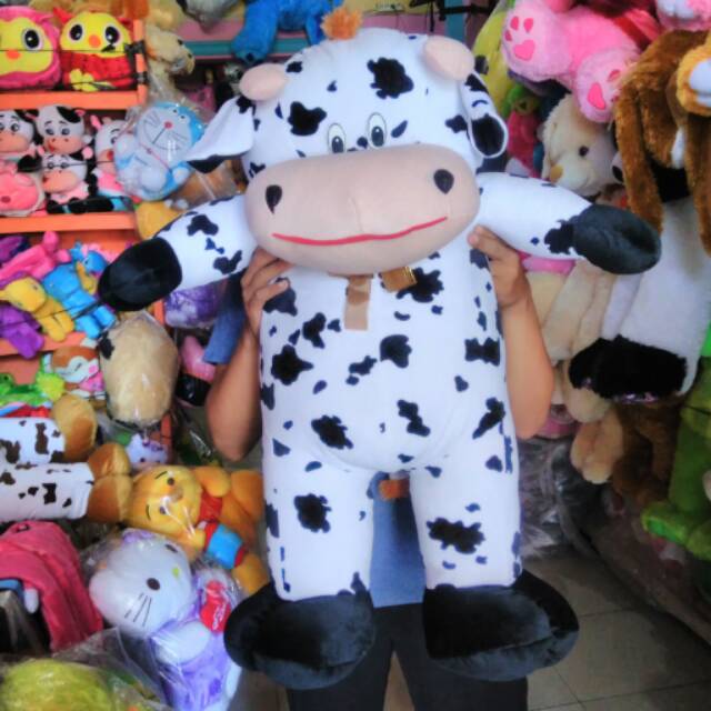Jual Boneka Sapi Jumbo Yelvo / boneka cow jumbo / besar | Shopee Indonesia