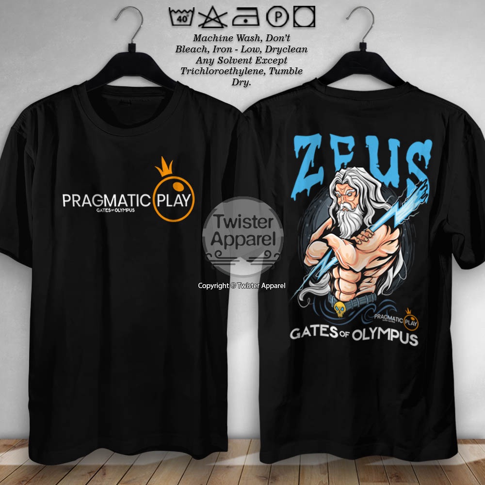 Jual Kaos Pragmatic Play Gates Of Olympus Game Slot Kakek Zeus Scatter ...