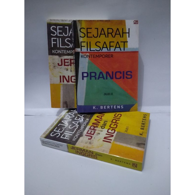 Jual Buku Sejarah Filsafat, Jerman Dan Inggris & Prancis - K BERTENS, (I set 3 Pcs) | Shopee ...