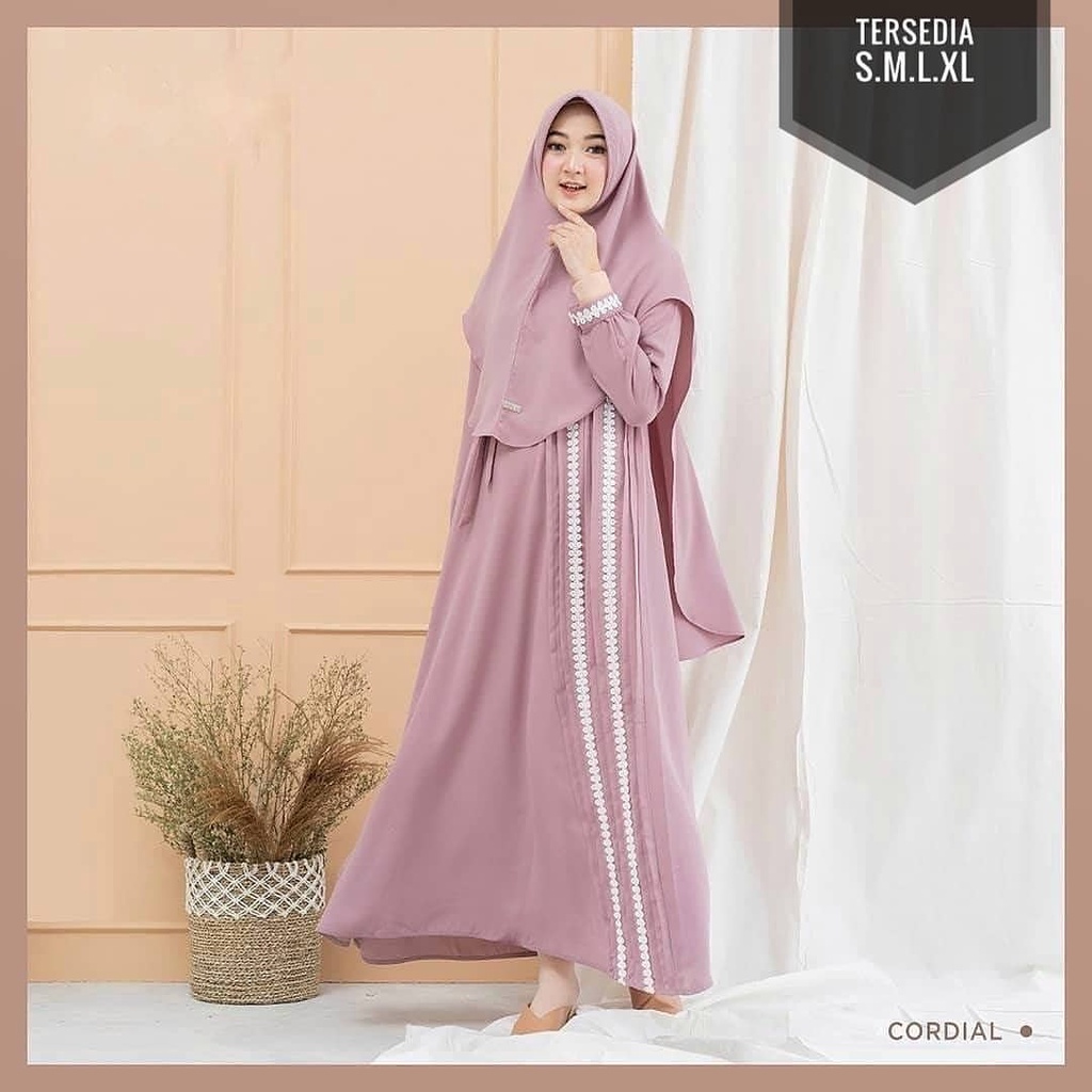 Jual GAMIS SYARI DENADA + HIJAB / GAMIS / SYARI / GAMIS MURAH / BUSANA ...