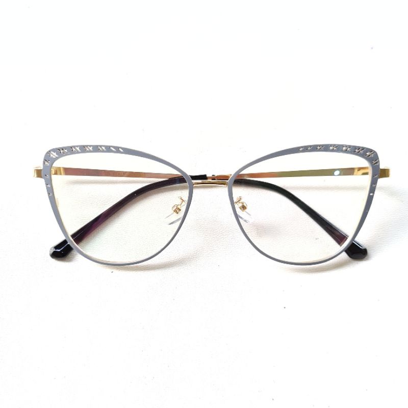 Jual Frame Kacamata Cat eye Metal | Shopee Indonesia