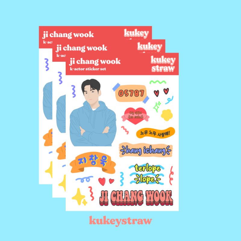 Jual Ji Chang Wook sticker set | Shopee Indonesia