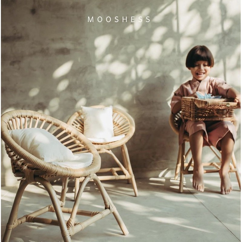 Jual Alice chair rattan Kursi rotan kids anak mooshessbaby | Shopee ...