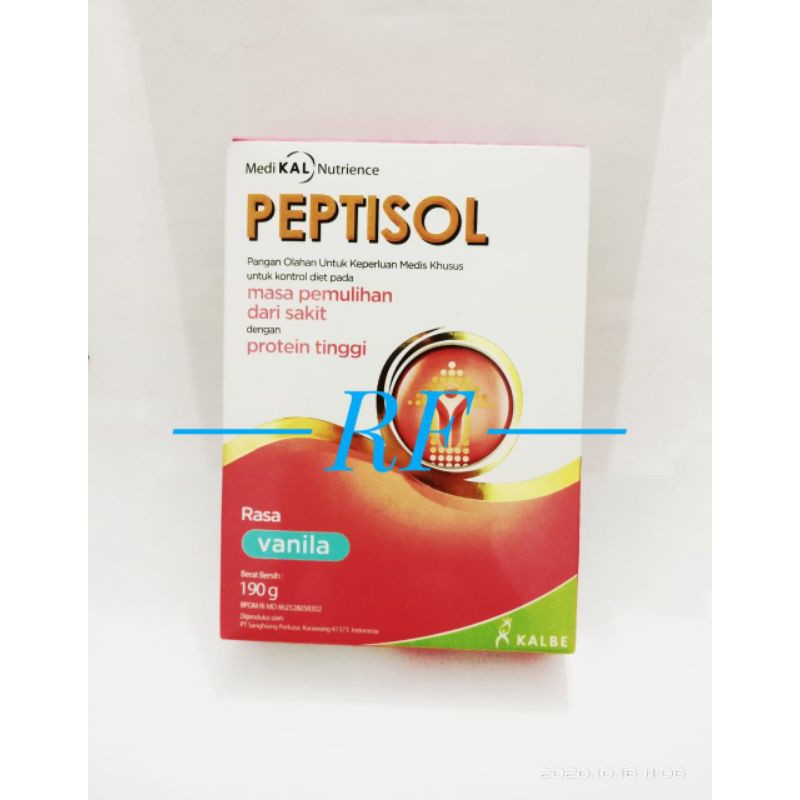 Jual Peptisol Rasa Vanilla 190gr (Kalbe Farma) | Shopee Indonesia